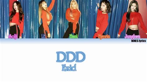 EXID 이엑스아이디 덜덜덜 DDD COLOUR CODED LYRICS HAN ROM ENG YouTube