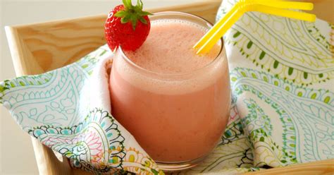 O Meu Tempero Batido Leve De Morangos E Kefir