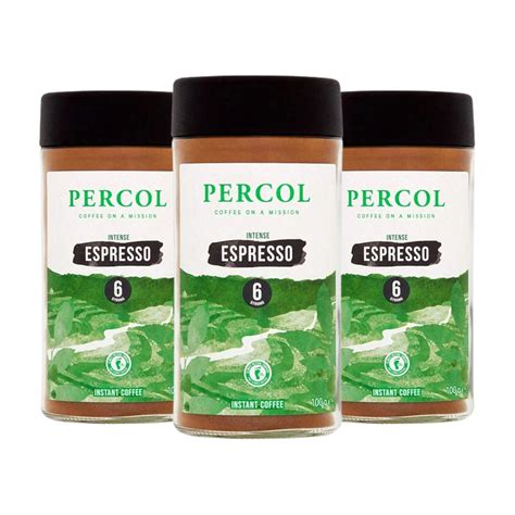 Percol Espresso Instant Coffee 100g Pack Of 3 Uk Grocery