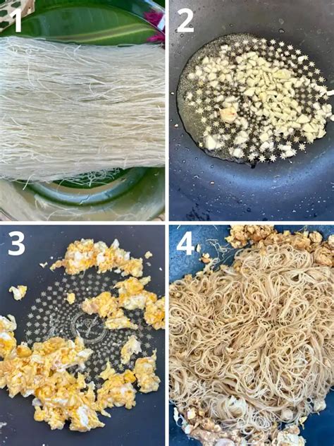 Pad Mee Recipe Vermicelli Noodles Stir Fry