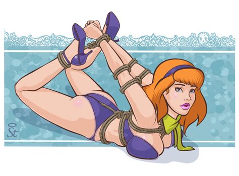 Rule 34 1girls Blue Eyes Bondage Bound To Please Bra Daphne Blake Female Female Only Hairband