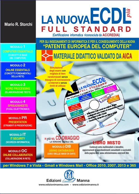 La Nuova Ecdl Più Full Standard Per Windows 7 E Office 2010 Edizioni