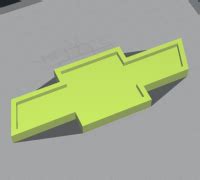 Chevrolet Logo 3d Models To Print Yeggi