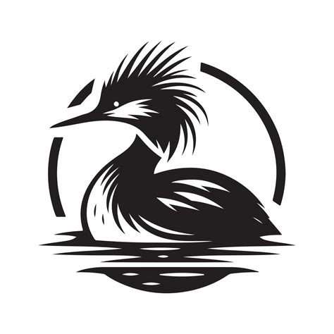 High Resolution Junin Grebe Silhouette Art 59796174 Vector Art At Vecteezy