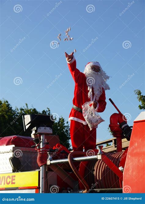 Summer Christmas Santa And Candy Editorial Image Image Of Candy