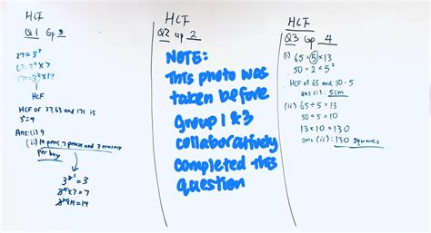 2024 S1 08 Mathematics Group Discussion Hcf And Lcm Word Problems