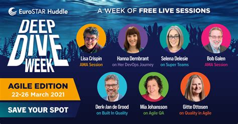Huddle Deep Dive Agile Week Eurostar Conferences