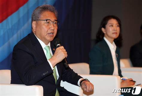 한미정상회담 성과 밝히는 박진 장관