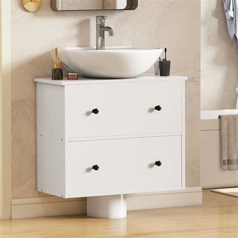 Yitahome Bathroom Under Sink Cabinet Wall Mounted Under Sink Storage