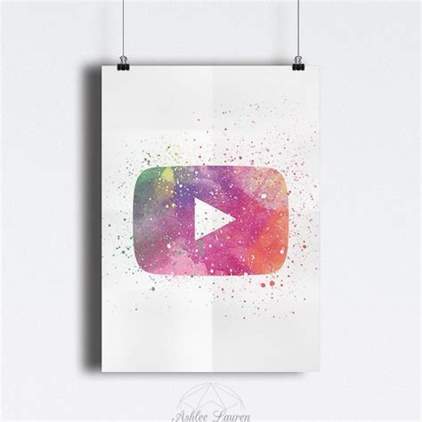 Youtube Play Button Etsy