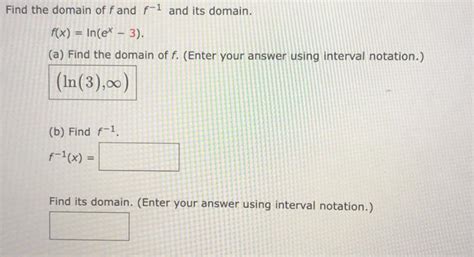 Solved Find The Domain Of F And F1 And Its Domain Chegg Com