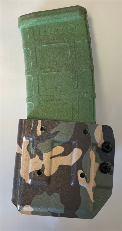 Themed Ar 15 M4 M16 Pmag Kydex Magazine Pouch With Tulster Mrd