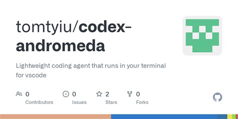 Github Tomtyiucodex Andromeda Lightweight Coding Agent That Runs In Your Terminal For Vscode