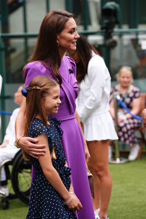Princess Kate Was All Smiles With Princess Charlotte At Wimbledon Photos