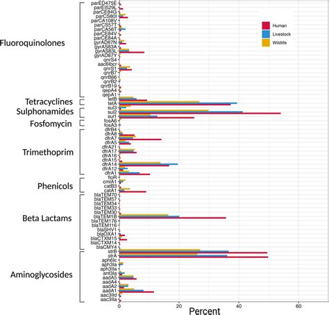 Prevalence Of 56 Amr Genes And 13 Amr Conferring Point Mutations In 311