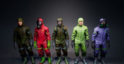 Hazmat Suit Man Characters Unity Asset Store