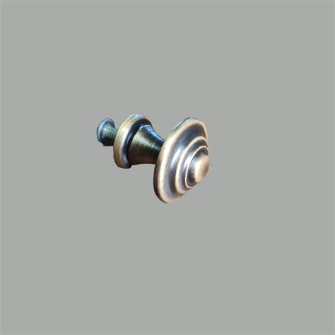 Small Brass Cabinet Knob 30mm Tobys Reclamation
