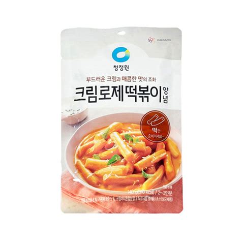 청정원 크림 로제 떡볶이 소스 Weee