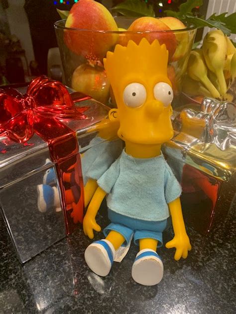 Vintage The Simpsons Bart Simpson Doll 1990 11 Inches Retro Revolution Records