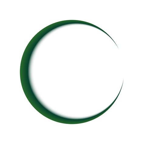 Green Circle Shadow Frame 37741128 Png