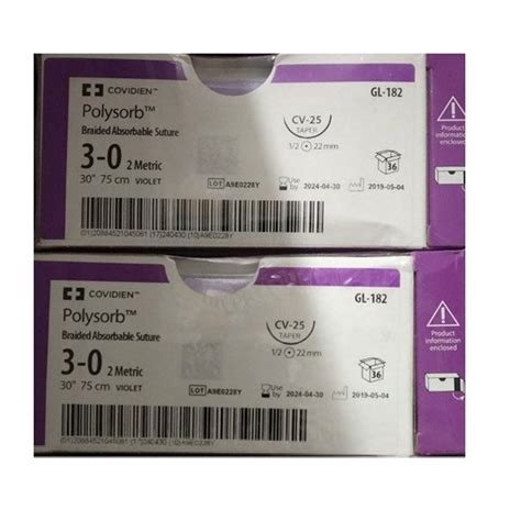 Polysorb Braided Absorbable Suture At Rs 3600 Piece Silk Braided Suture Id 22820623688