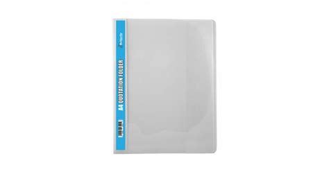 Butterfly Quotation Folder A4 Pvc 180mic Bop004 Clear Dotdune