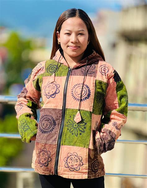 Cotton Jacket Bohemian Hippie Winter Jacket Made In Nepa