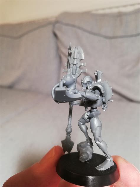 Wip Kitbashed Cryptek With Canoptek Control Node R Necrontyr