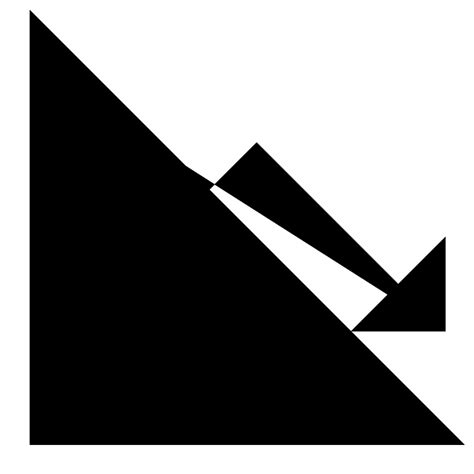 Arrow Down Chart Vector SVG Icon SVG Repo