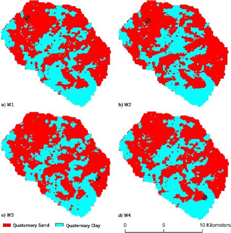 Location Of Four Wells For Backward Particle Tracking Background Shows