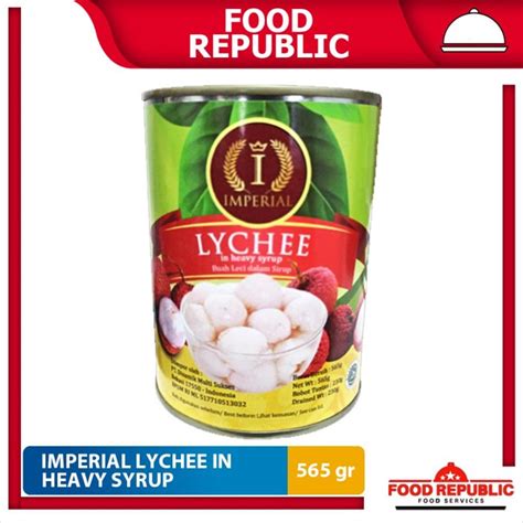 Jual Imperial Lychee In Heavy Syrup 565 Gr Buah Leci Dalam Sirup Halal