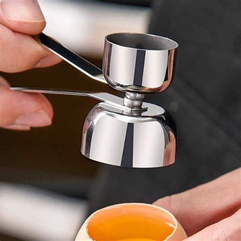 Manual Egg Tools Stainless Steel Egg Opener Scisso Vicedeal