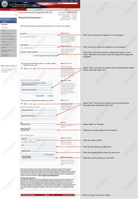 How To Fill Ds 160 Form Online For Us Visa A Step By Step Guide