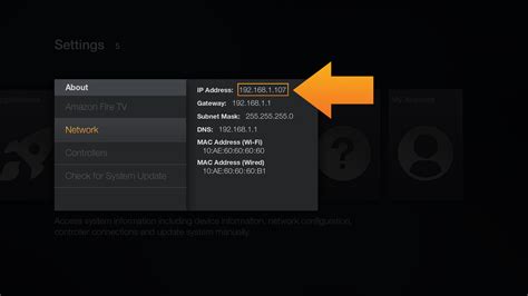 How To Determine The IP Address Of An Amazon Fire TV Or Fire TV Stick