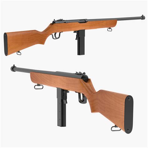 M50 Reising Submachine Gun 3d Model Turbosquid 2047178