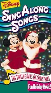 Amazon Disney S Sing Along Songs 12 Days Of Christmas VHS