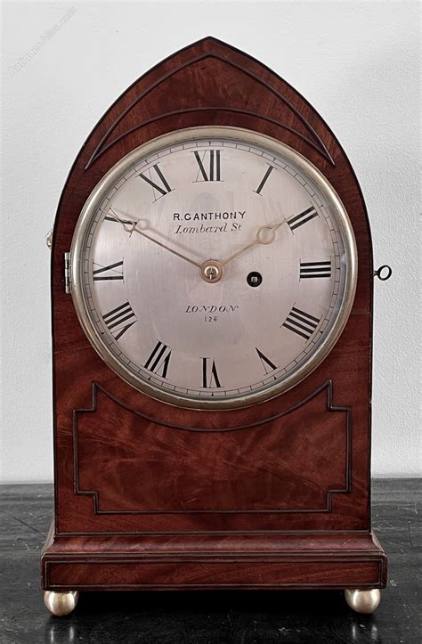 Antiques Atlas Lancet Top Bracket Clock By Ganthony Of London