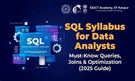 Data Analyst Course Syllabus 2025 Learn Sql Python Excel And More