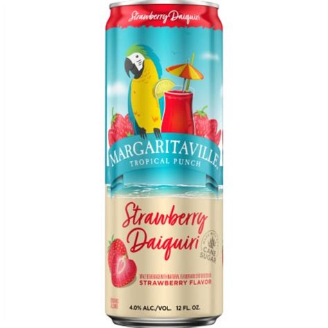 Margaritaville Strawberry Daiquiri Ready To Drink Cocktail Single Can