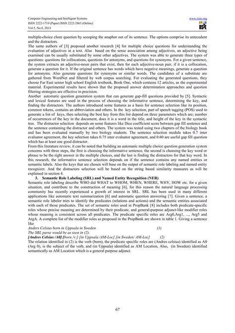 Automatic Multiple Choice Question Generation System For Pdf