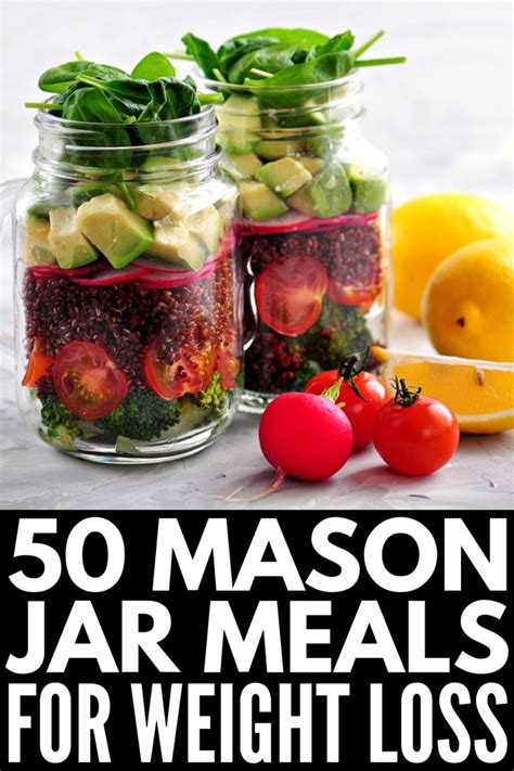 Meal Prep Sundays 50 Packable Mason Jar Meals For Weight Loss Artofit