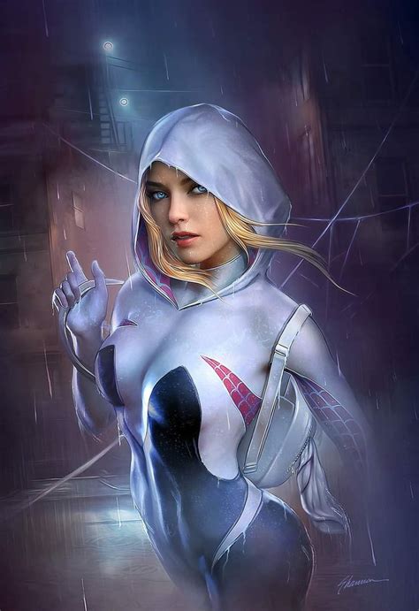 Pin By Charles Dewees On Spider Gwen Art Spider Gwen Cosplay Spider Gwen Art Comics Girls