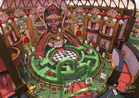 Pin By Yan On 家具 Alice In Wonderland Room Concept Art Alice In Wonderland Theme
