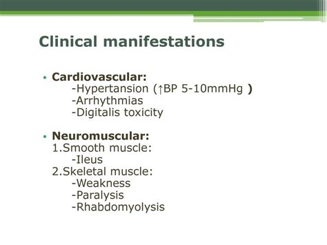 Approach To The Patient With Electrolyte Disorders Hypokalemia Hyperkalemia Zehra Eren M D