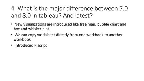 Tableau Basic Questions Ppt