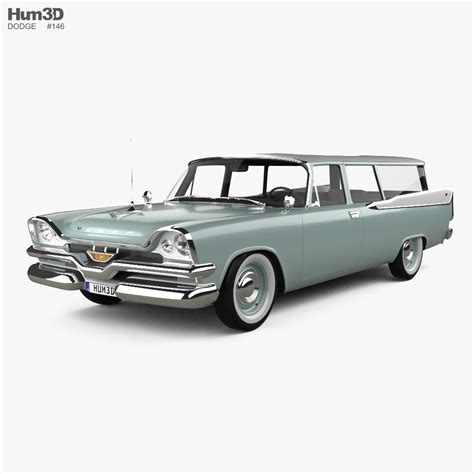 Dodge Suburban Break 1960 Modèle 3d Télécharger Wagon Car On
