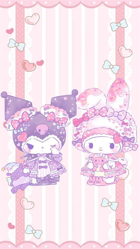 Pin De Apoame En Kuromi ☆ Bg Panfletos Creativos Fondo De Pantalla