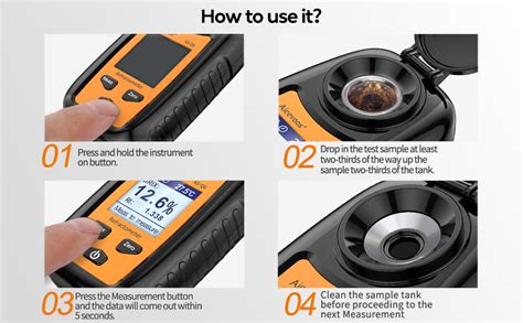 Aicevoos Digital Sugar Brix Refractometer Brix Meter Automatic