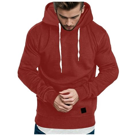 Kpoplk Mens Cotton Long Sleeve Sweatshirt Fleece Lined Flannel Shirts