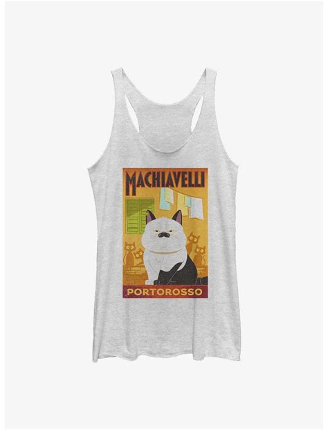 Disney Pixar Luca Machiavelli Girls Tank White Hot Topic